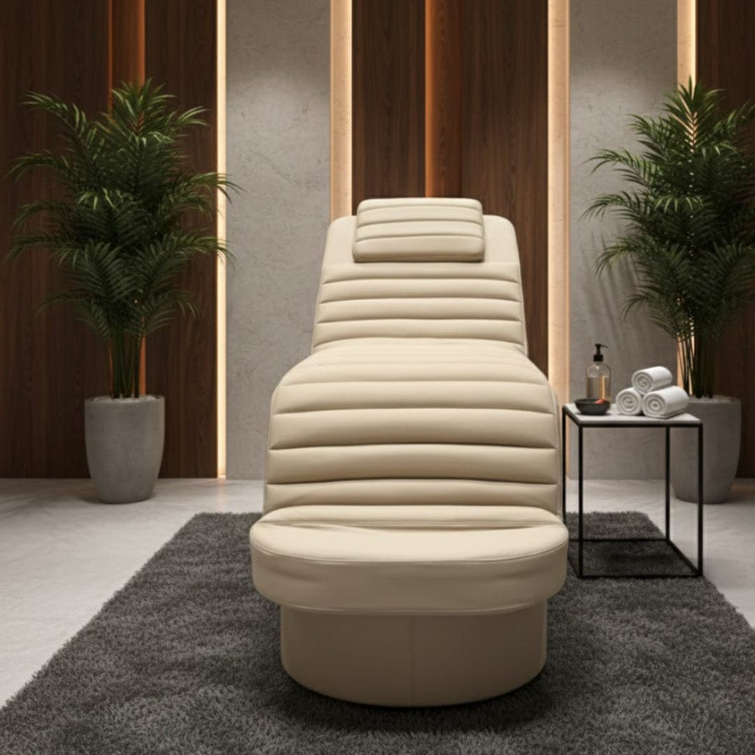 Globalstar Beige Hairdressing Chair | Beige Base & Ergonomic Design ...