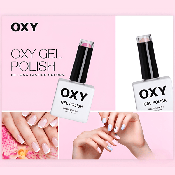 OXY Gel Polish 48 - 12ml, Long-Lasting UV/LED Soak Off Formula – Awarid UAE